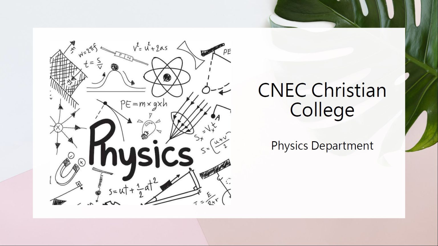 CNEC Christian College – 中華傳道會安柱中學